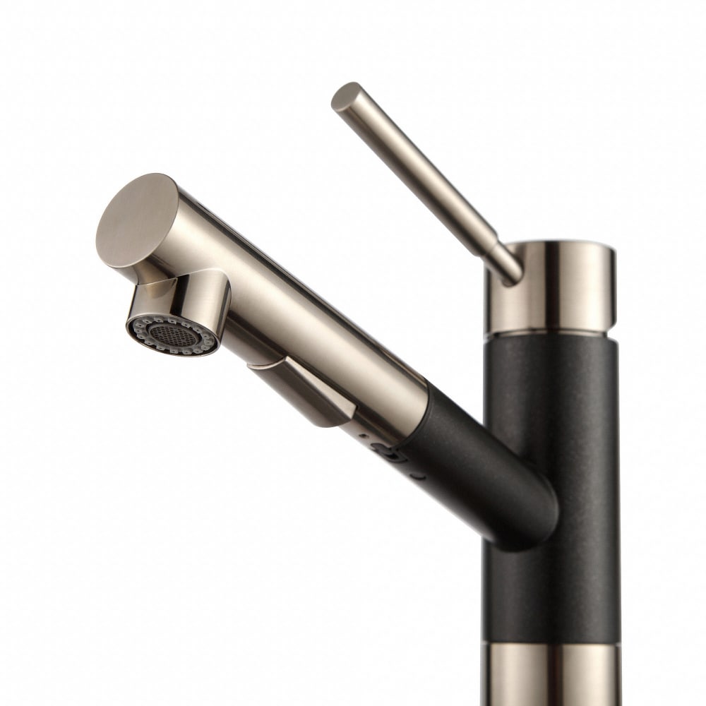 Kraus KPF1750SS Geo Axis™ Pull Out Kitchen Faucet with Dual Function ...