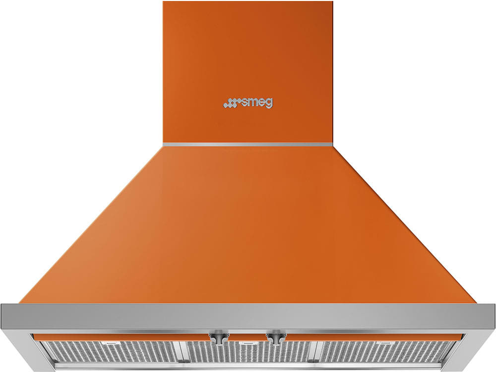 Smeg KPF30UOR 30 Inch Wall Mount Chimney Hood with Recirculating Option ...