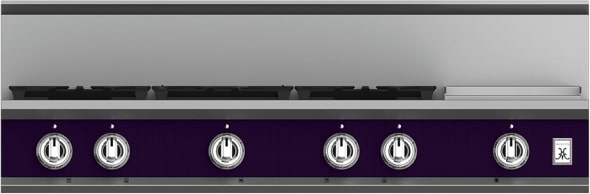 Hestan KRT485GDLPPP 48 Inch Gas Rangetop with 5 Brass Sealed Burners ...