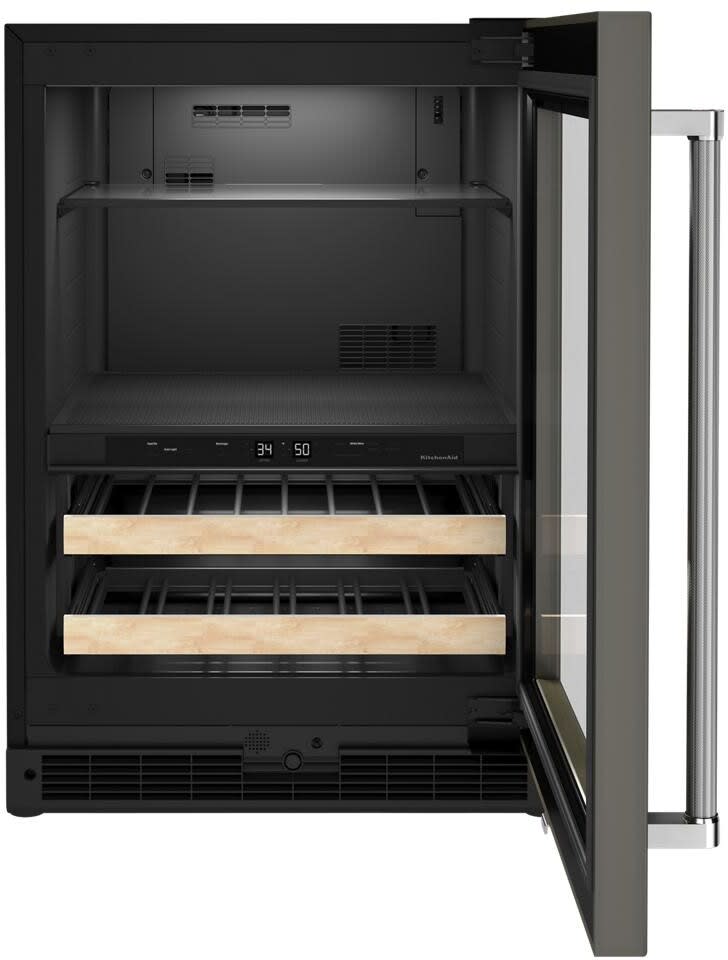 KitchenAid KUBR214KPA 24 Inch Freestanding/Built-In Undercounter Dual ...