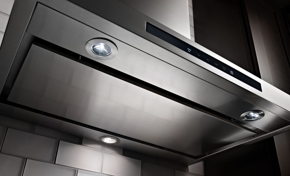KitchenAid KVWB606DSS Wall Mount Canopy Hood with 585 CFM Optional ...