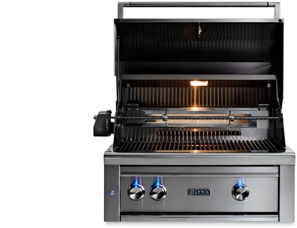 Lynx L30R3LP 30 Inch Built-In Grill with 840 sq. in. Cooking Surface, 2 ...
