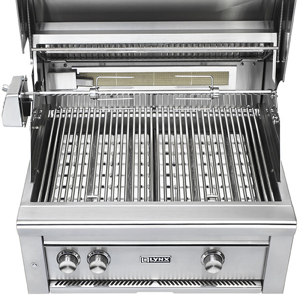 Lynx L30R3LP 30 Inch Built-In Grill with 840 sq. in. Cooking Surface, 2 ...