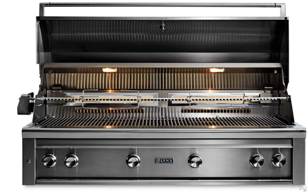 Lynx L54TRLP 54 Inch Built-In Grill with 1555 sq. in. Cooking Surface ...