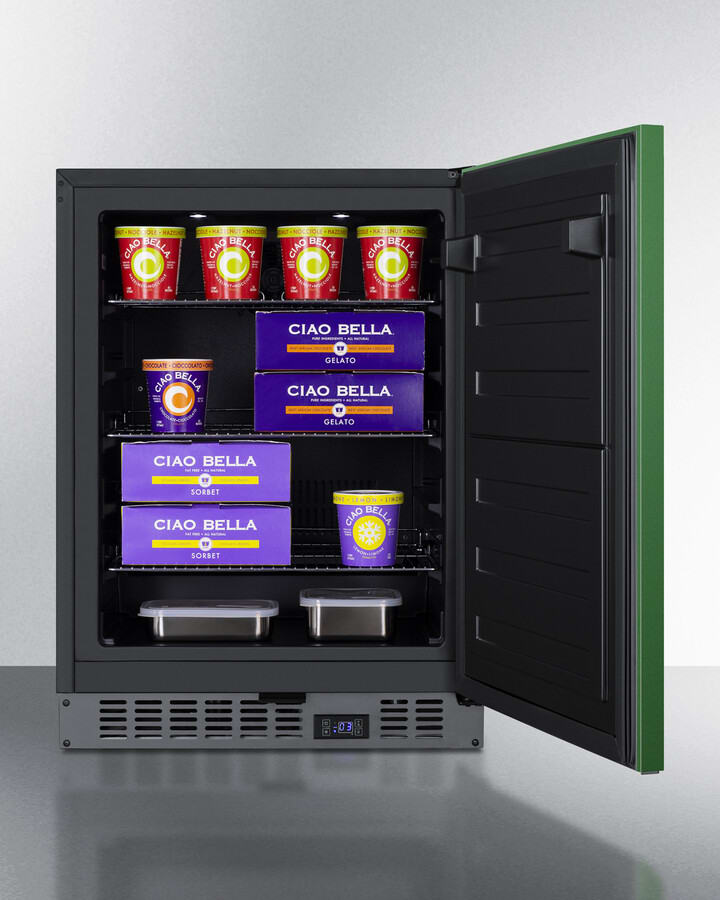 Summit ALFZ53G 24 Inch Built-In Freezer with 3.7 cu. ft. Capacity ...