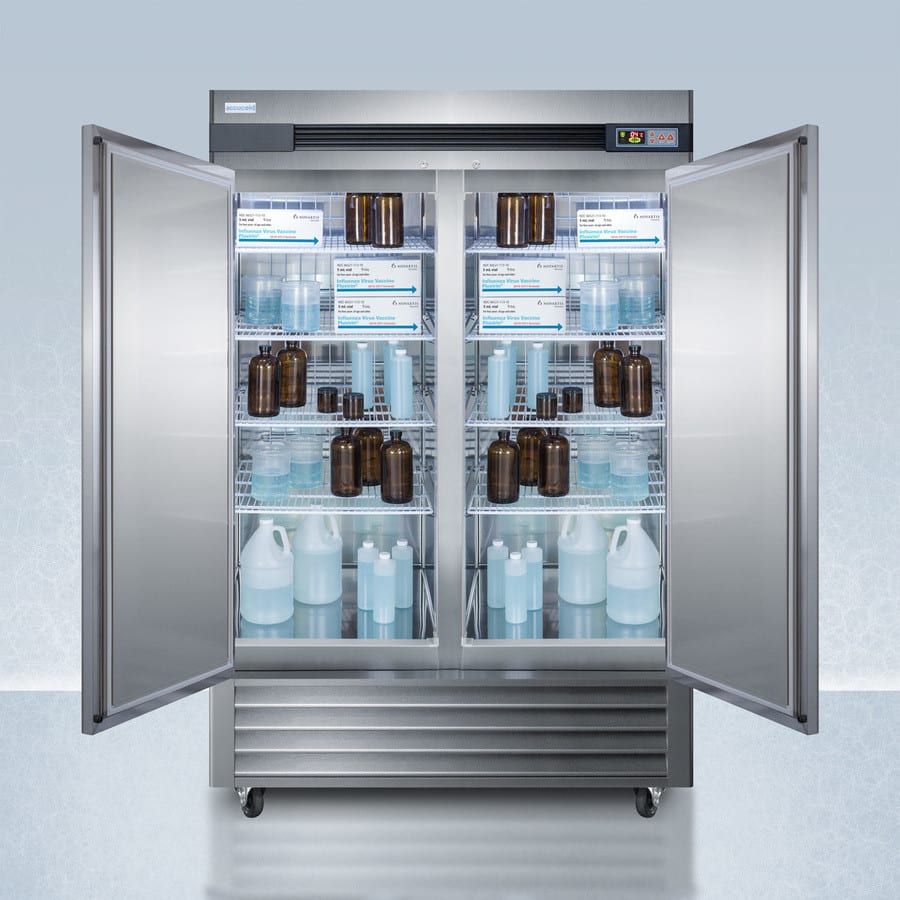 AccuCold ARS49ML 55 Inch Upright Pharmacy Refrigerator with 49 Cu.Ft ...