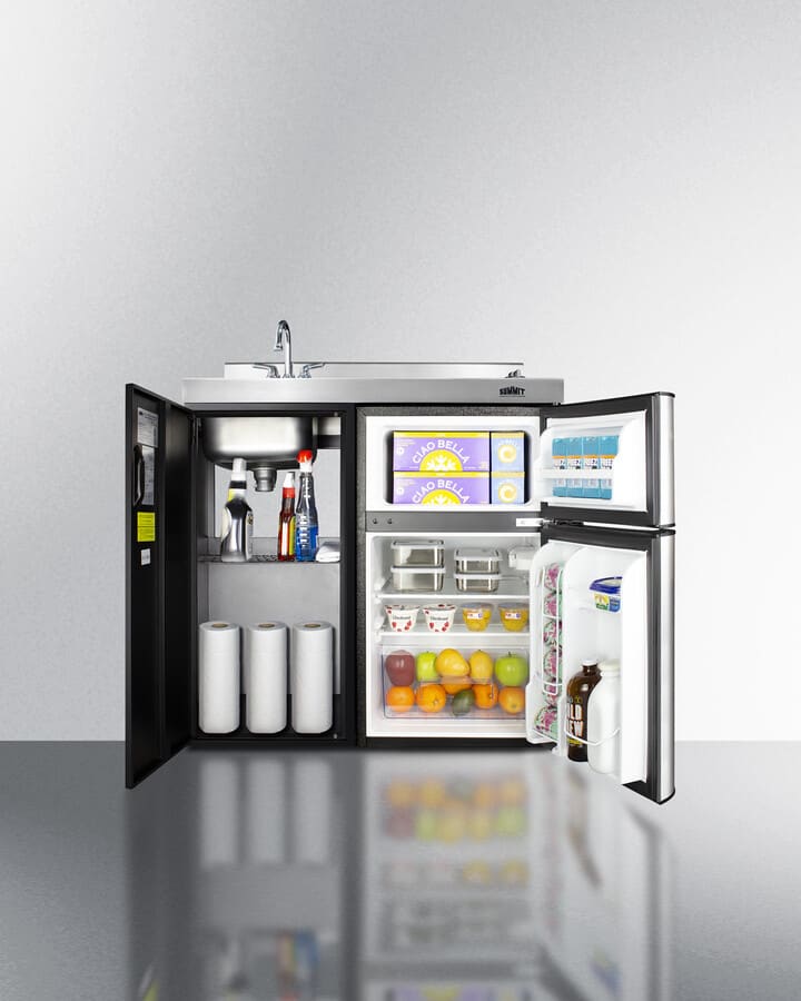 Summit CK36EL 36 Inch All-In-One Kitchenette with Top-Freezer ...