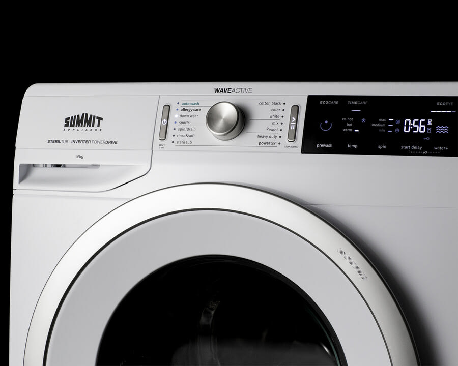 Summit SLS24W3P 24 Inch Electric Laundry Center with 2.3 Cu. Ft. Washer ...