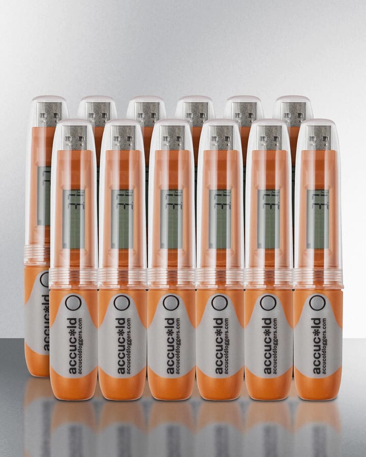 AccuCold DLSA1112P Portable Temperature Data Logger with Large ...