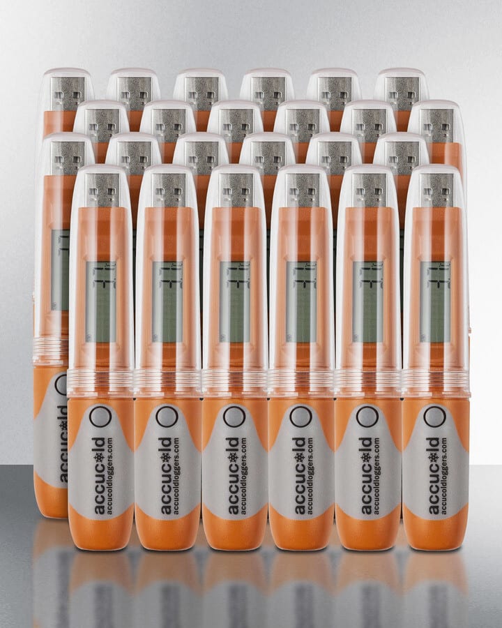 AccuCold DLSA1124P Portable Temperature Data Logger with Large ...