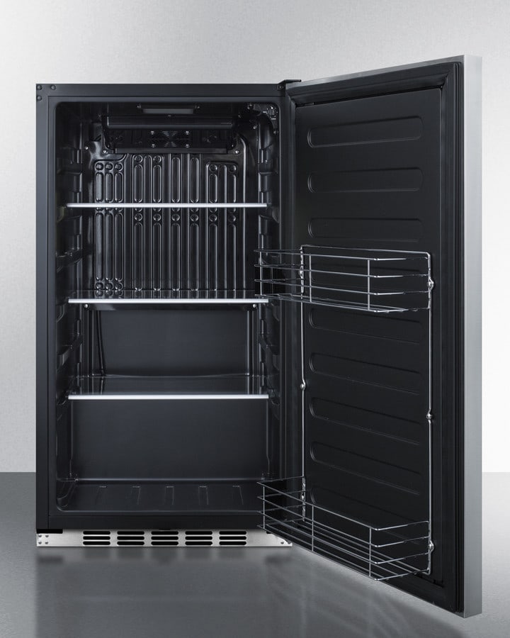 Summit FF195IF 19 Inch Built-In All Refrigerator with 3.13 Cu. Ft ...