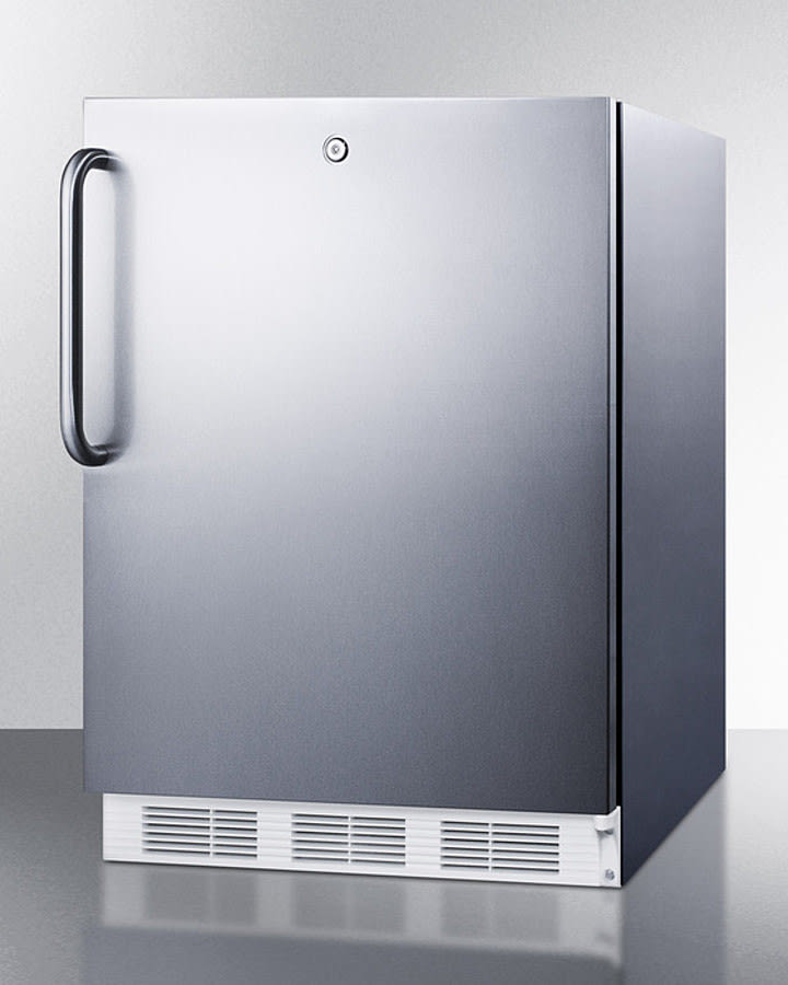 AccuCold FF6LW7CSS 24 Inch Compact Refrigerator with 5.5 Cu. Ft ...