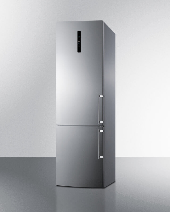 Summit FFBF181ES2LHD 24 Inch Counter-Depth Bottom Freezer Refrigerator ...
