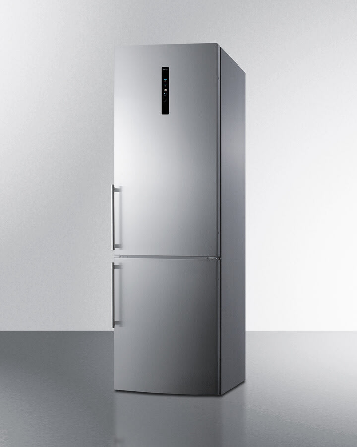 Summit FFBF249SS2IM 24 Inch Counter Depth Bottom Freezer Refrigerator ...