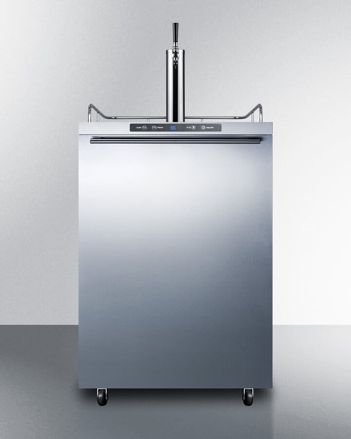 Summit SBC635MOS7HH 24 Inch Freestanding Outdoor Kegerator with 1 Full ...