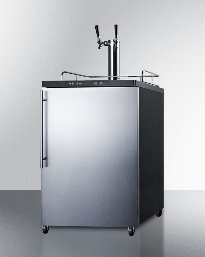 Summit SBC635MBI7SSHVTWIN 24 Inch Built-In Kegerator with 5.6 cu. ft ...
