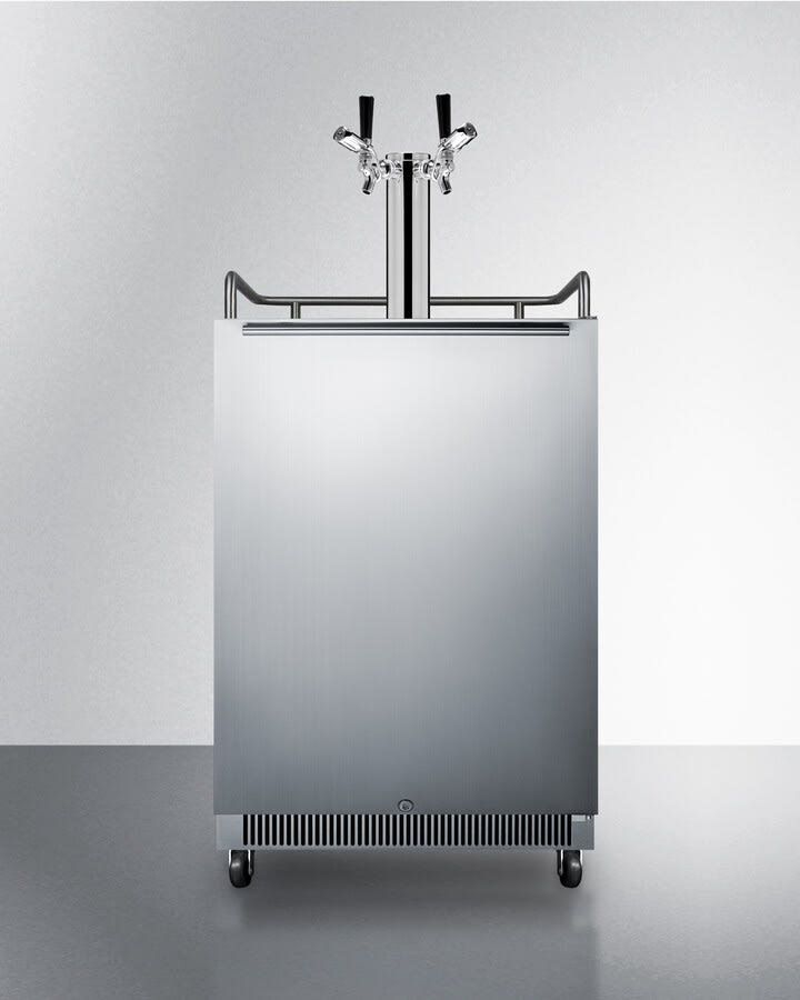 Summit SBC677BITWINTL 24 Inch Built-In Kegerator with 6.5 cu. ft ...