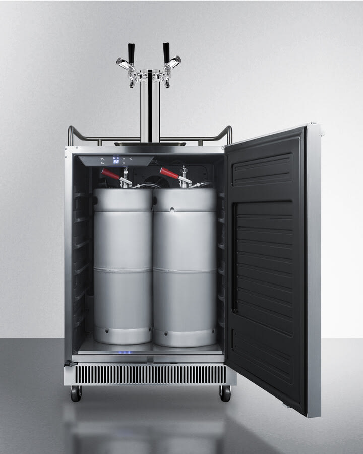 Summit SBC677BITWINTL 24 Inch Built-In Kegerator with 6.5 cu. ft ...