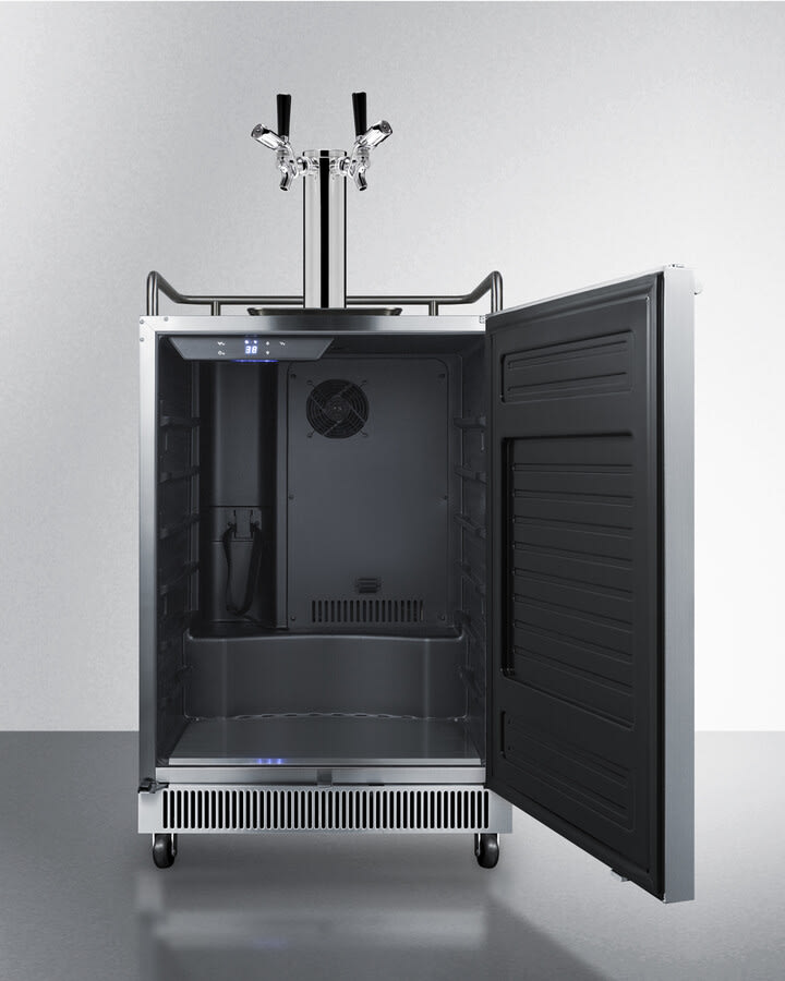 Summit SBC677BITWINTL 24 Inch Built-In Kegerator with 6.5 cu. ft ...