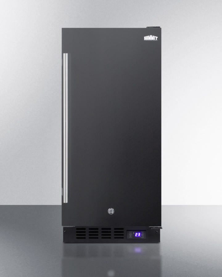 Summit SCFF1533B 15 Inch Undercounter Commercial Freezer with 2.45 cu ...