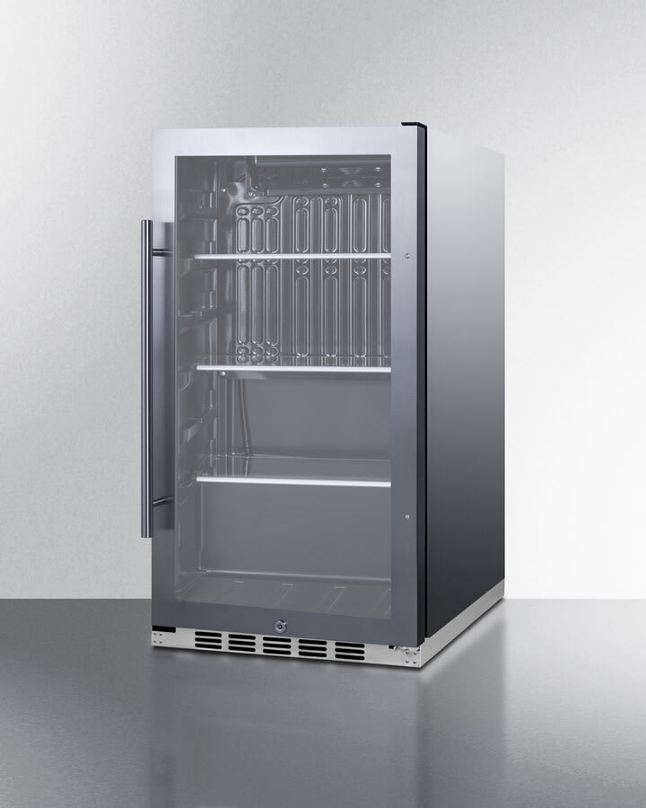 Summit SPR488BOSH34CSS 19 Inch Commercial Indoor/Outdoor Beverage ...