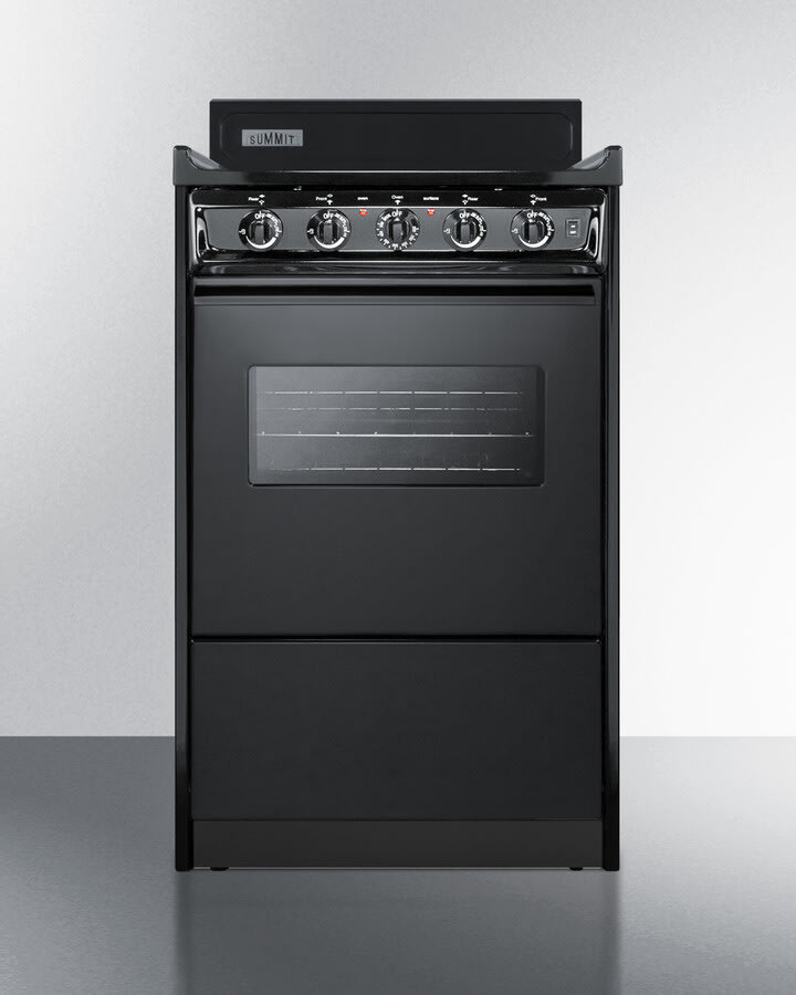 Summit TEM110CW 20 Inch Freestanding Electric Range with 4 Coil ...