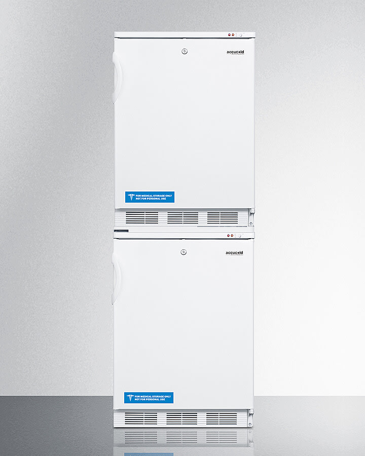 AccuCold VT65MLSTACK 24 Inch Stacked All-Freezers with 7.0 Cu. Ft ...