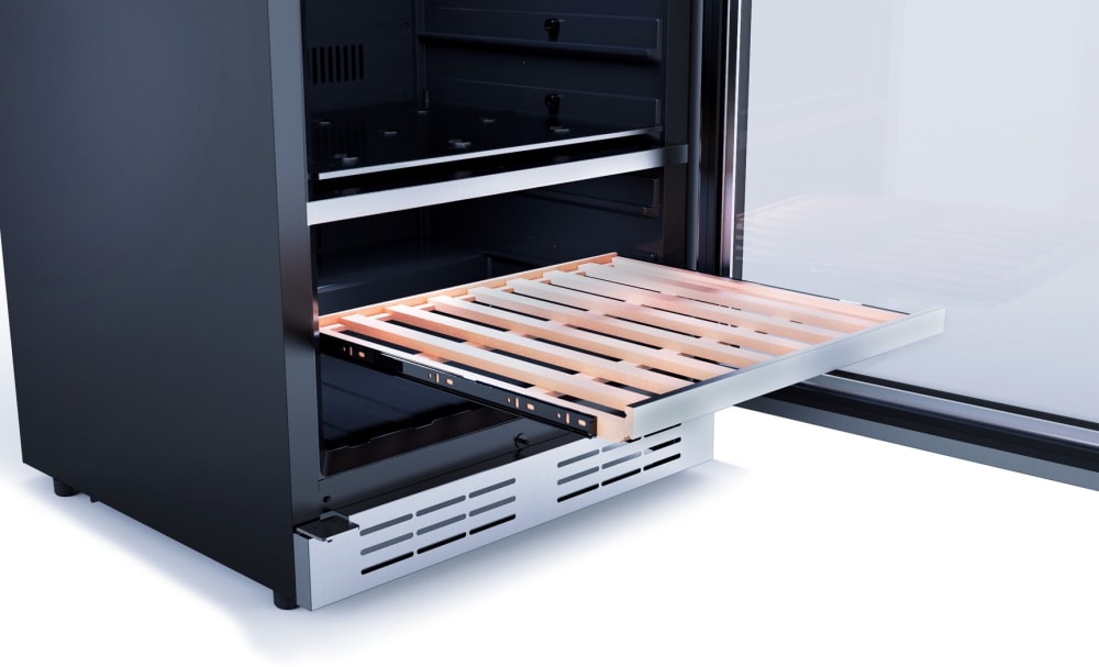 Elica EBS52SS1 24 Inch Dual Zone Wine and Beverage Center with 4.8 Cu ...