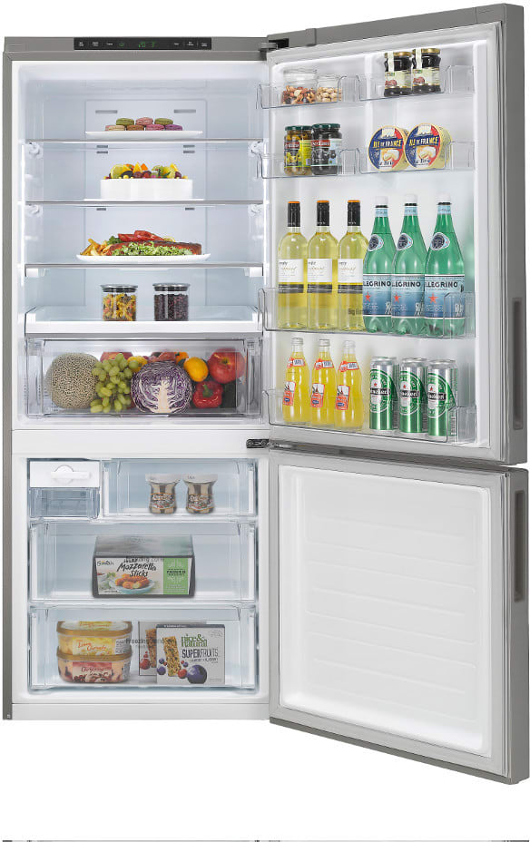 LG LBNC15221V 28 Inch Bottom Freezer Refrigerator with Smart Cooling ...