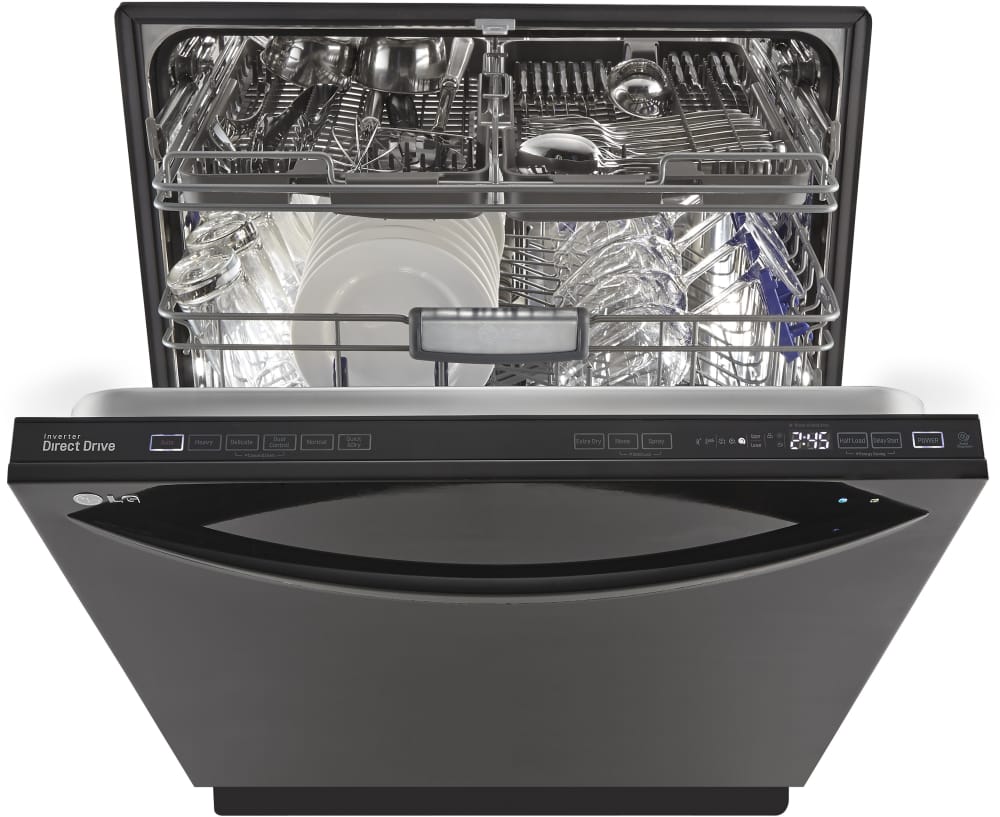 LG LDF7774BB Fully Integrated Dishwasher with SenseClean™, EasyRack ...