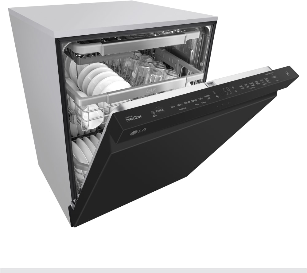 LG LDP6797BB 24 Inch Fully Integrated QuadWash™ Smart Dishwasher with ...