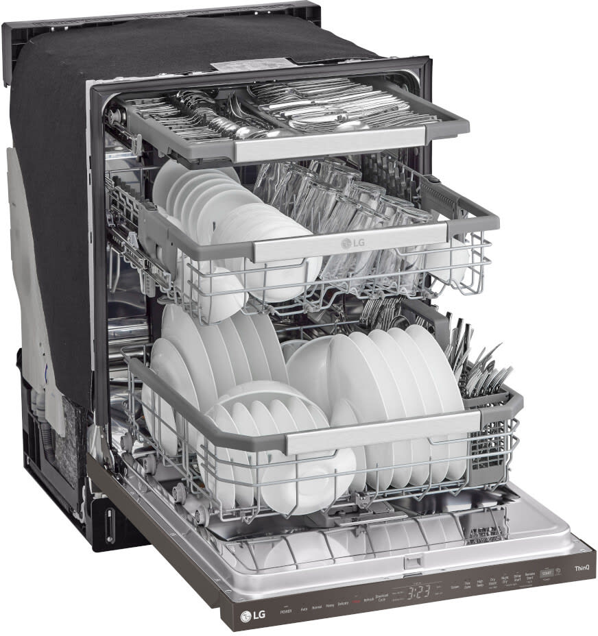LG LDPH7972D 24 Inch Fully Integrated Smart Dishwasher with 15 Place ...