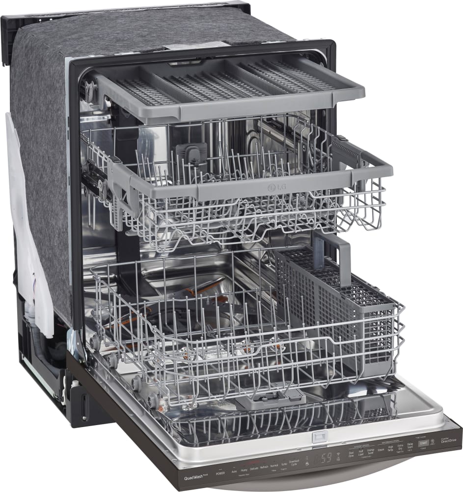 LG LDTS5552D 24 Inch Fully Integrated Smart Dishwasher with 15 Place ...