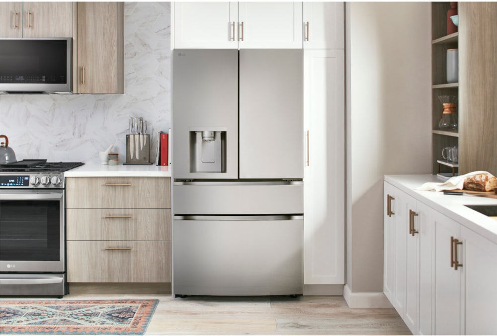 LG LF29S8330S 36 Inch Smart 4-Door French Door Refrigerator with 29 Cu ...