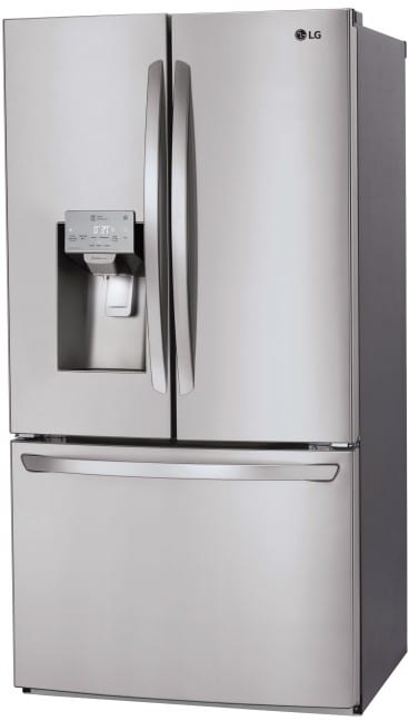 LG LFXS26973S 36 Inch Smart French Door Refrigerator with 26.2 cu. ft ...