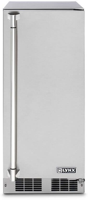 Lynx LN15ICE 15 Inch Built-In Clear Ice Maker with 18 Lbs. Ice Storage ...