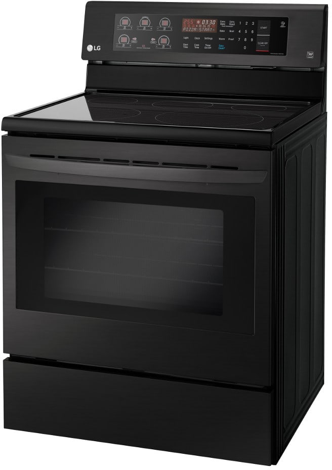 LG LRE3193BM 30 Inch Freestanding Electric Range with True Convection ...