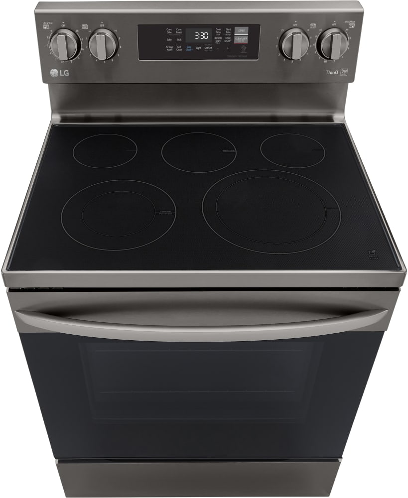 LG LREL6323D 30 Inch Electric Smart Range with 5 Radiant Elements, 6.3 ...