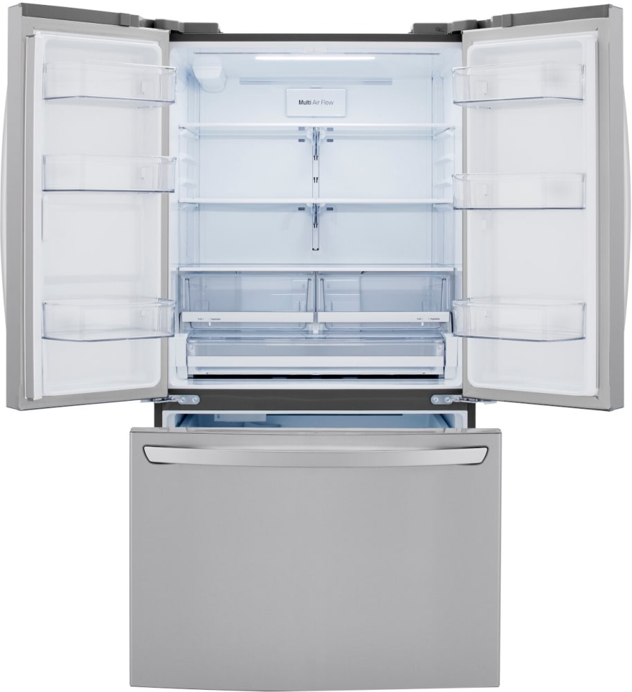 LG LRFCC23D6S 36 Inch Smart Counter-Depth French Door Refrigerator with ...
