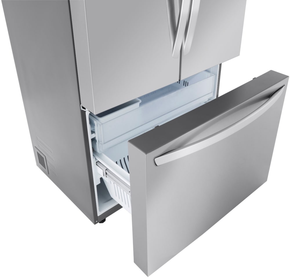 LG LRFLS3206S 36 Inch Smart Depth MAX French Door Refrigerator with 32 ...