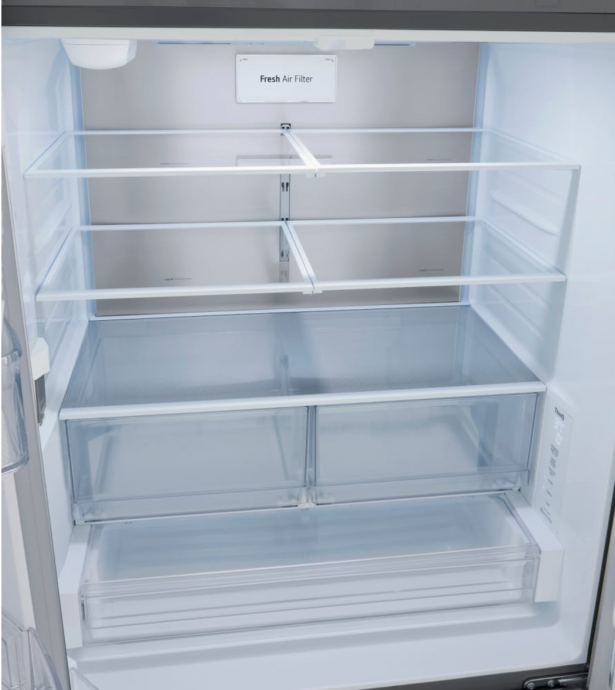 LG LRFLS3206S 36 Inch Smart Depth MAX French Door Refrigerator with 32 ...