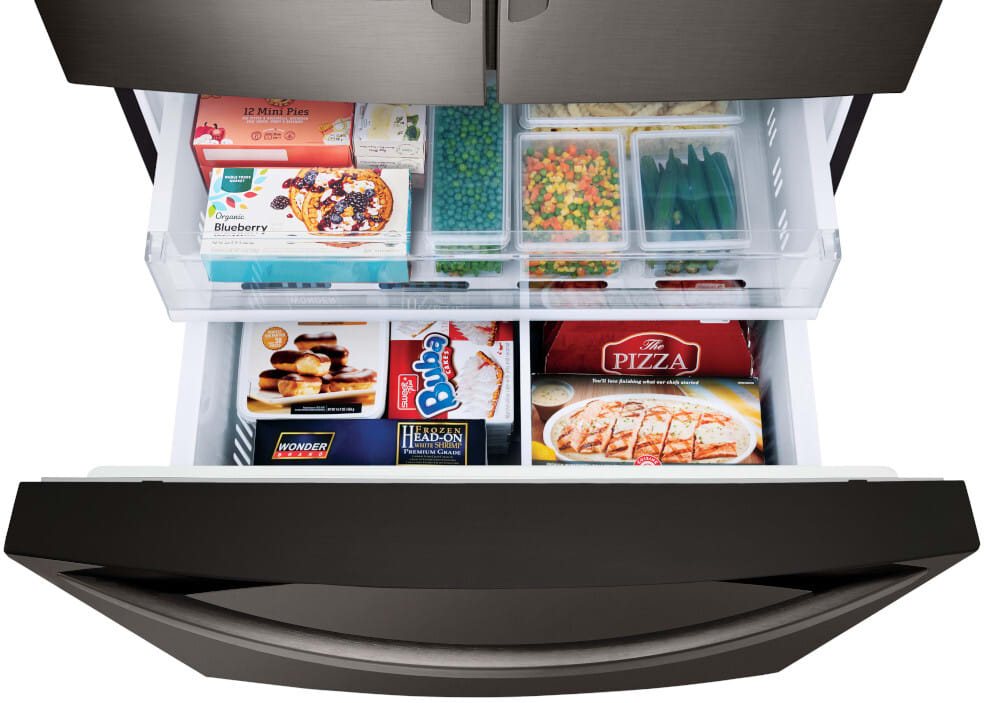 LG LRFS28XBD 36 Inch Smart French Door Refrigerator with 28 cu.ft. Capacity, WiFi Enabled, ThinQ ...