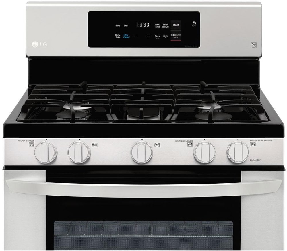LG LRG3060ST 30 Inch Freestanding Gas Range with 5.4 cu. ft. Large ...