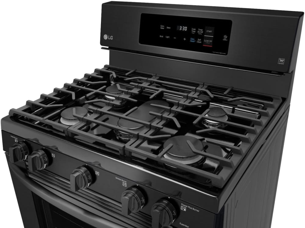 LG LRG3194BM 30 Inch Freestanding Gas Range with SmartDiagnosis ...