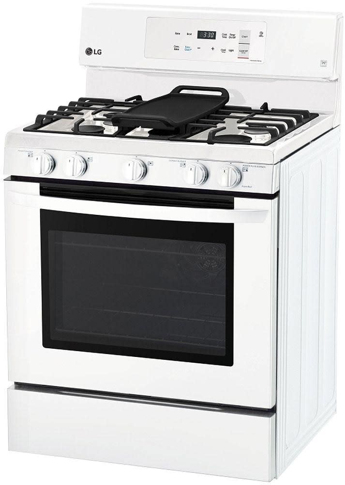 LG LRG3194SW 30 Inch Freestanding Gas Range with SmartDiagnosis ...