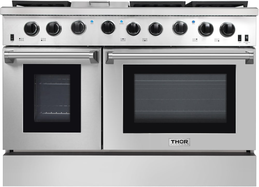 Thor Kitchen LRG4801U 48 Inch Professional Gas Range with 6.8 Cu. Ft ...