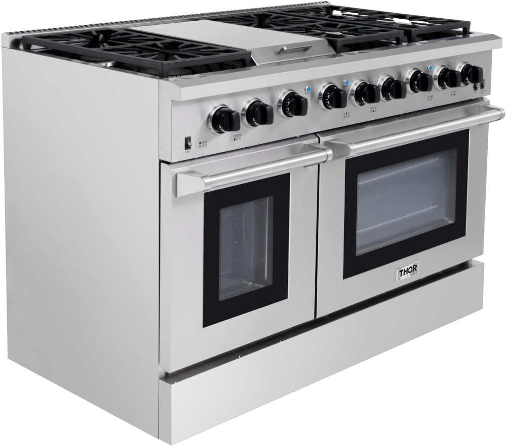 Thor Kitchen LRG4801U 48 Inch Professional Gas Range with 6.8 Cu. Ft ...