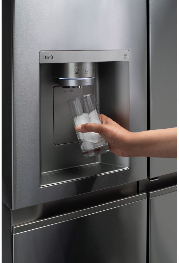 LG LRSDS2706S 36 Inch Side by Side Smart Refrigerator with 27 Cu. Ft ...