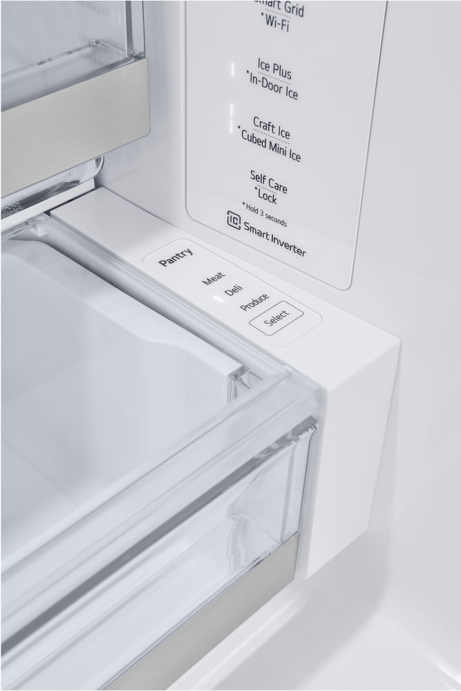 LG LRYKC2606D 36 Inch Counter-Depth MAX™ Smart French Door Refrigerator ...