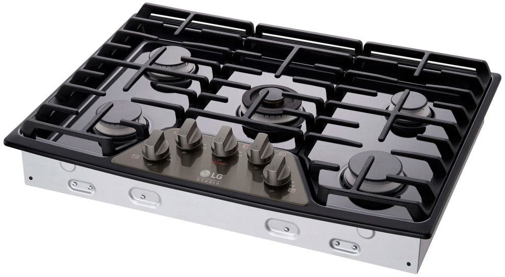 LG LSCG307BD 30 Inch Gas Cooktop with 5 Sealed Burners, Griddle ...